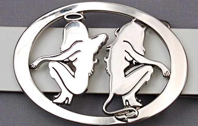 Strait City Image Angel She Devil Buckle 125